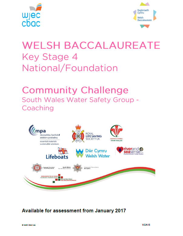 Launch of Welsh Baccalaureate - River & Sea Sense